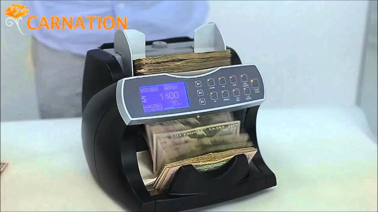 Currency Counter Mixed Bills Currency Value Counter Operation - YouTube