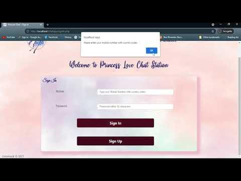 Chat App using PHP/ MySQL/JavaScript (AJAX) | Uvinda Manduri | Semester 01 | Part 01 - YouTube
