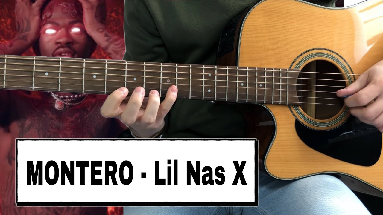 MONTERO - Lil Nas X | Tuto Guitare (avec tablature) - YouTube