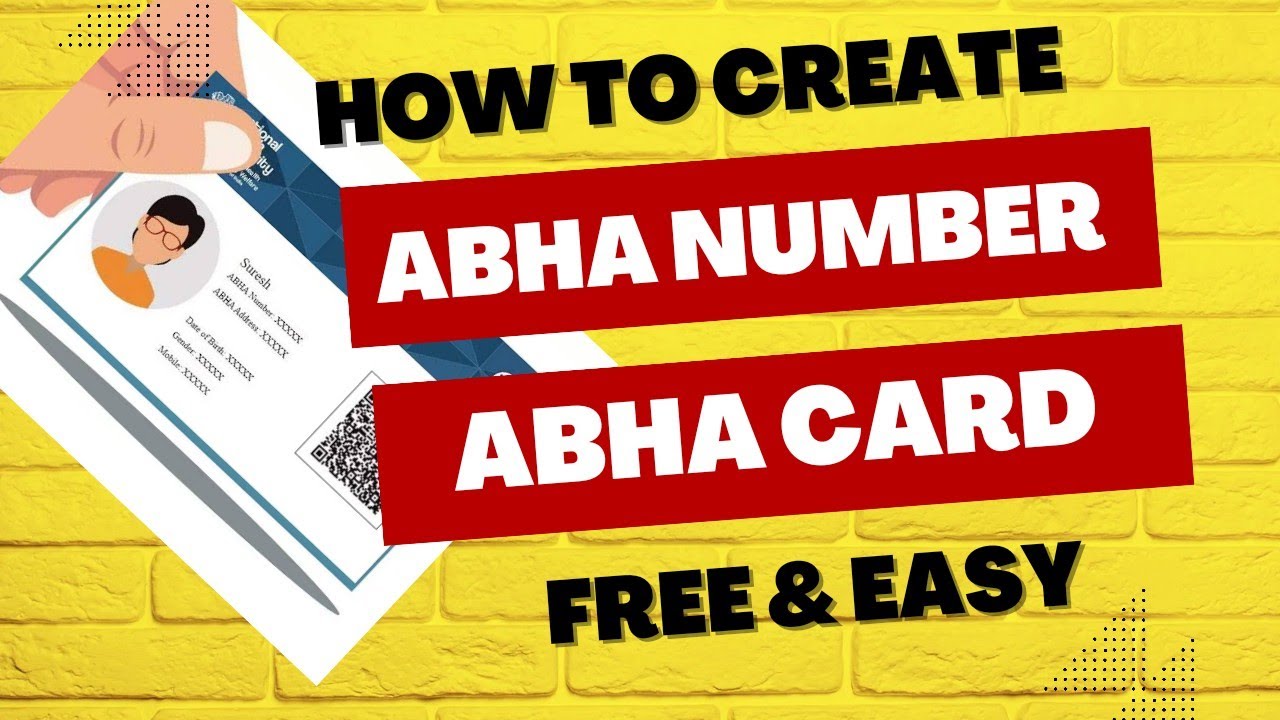 Create ABHA Number|ABHA card|Ayushman Bharat Health Account creation ...