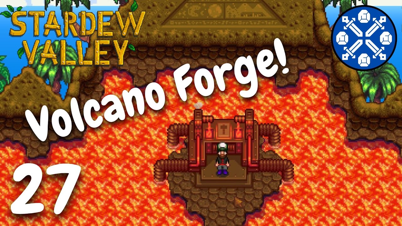 Enchanting at Volcano Forge! | STARDEW VALLEY 1.5 | Stardew Valley Lets ...