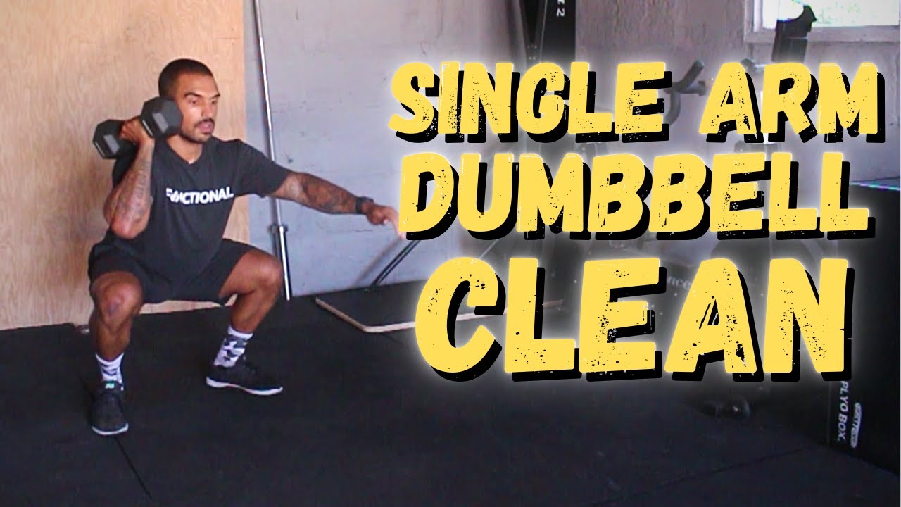 Movement Demo | Single Arm Dumbbell Squat Clean - YouTube