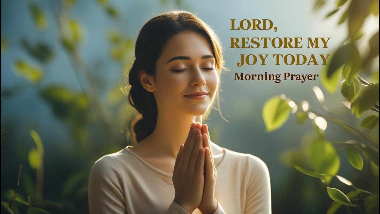Restore My Joy: Psalm 51 Prayer for a New Day | Morning Prayer - YouTube