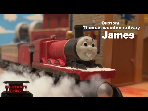 Custom Thomas Wooden Railway James - YouTube
