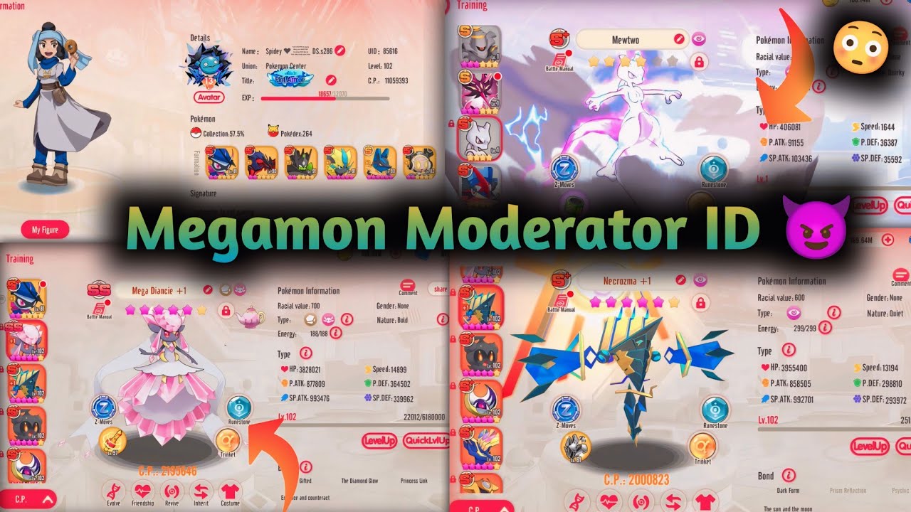 102 Level ID 😳|| Megamon Asia MoD ID🤯 - YouTube