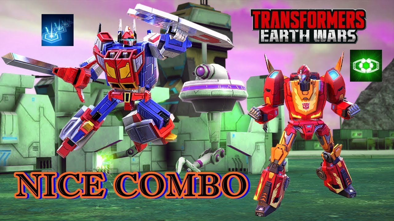 NICE COMBO - STAR SABER and HOT ROD - TRANSFORMERS: Earth Wars - YouTube