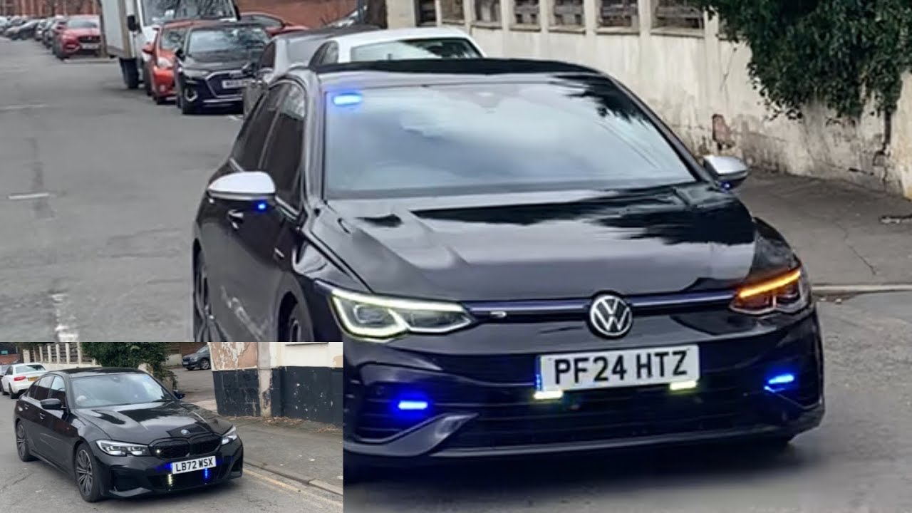Unmarked VW Golf R + Unmarked BMW M340i Tactical Vehicle Interception ...
