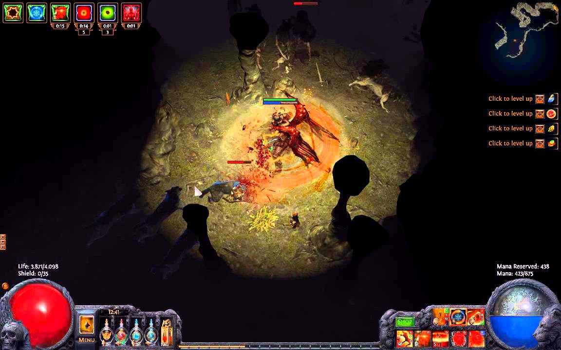 Path of Exile Unique Map Wolf Den - YouTube