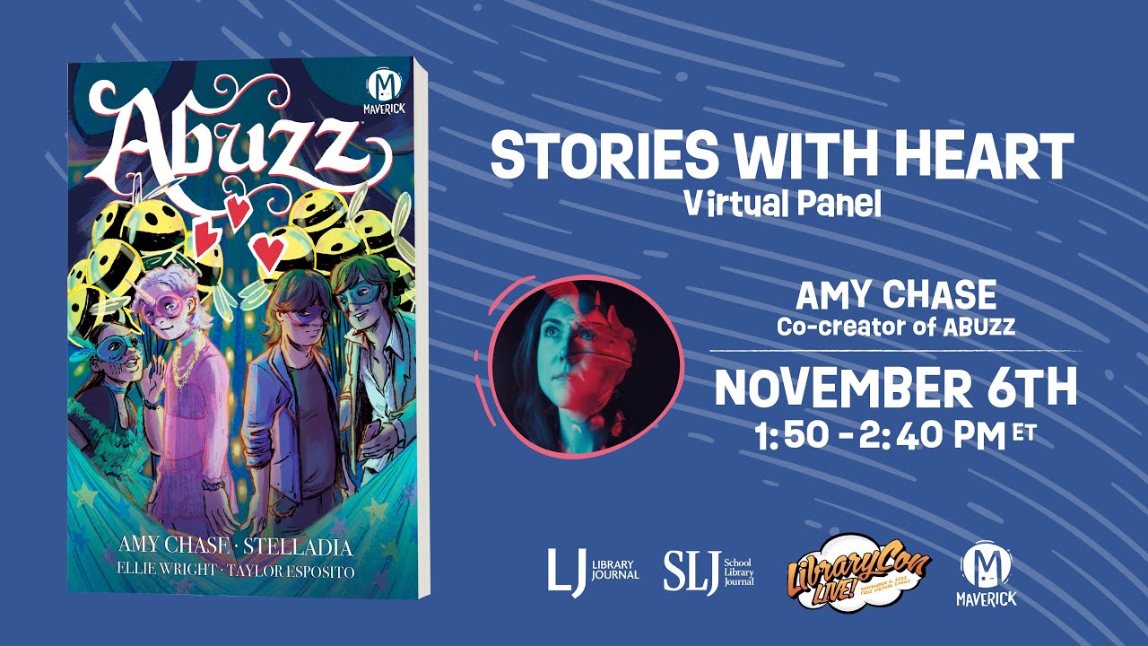 Stories With Heart ft. ABUZZ co-creator Amy Chase Librarycon Live 2025 ...