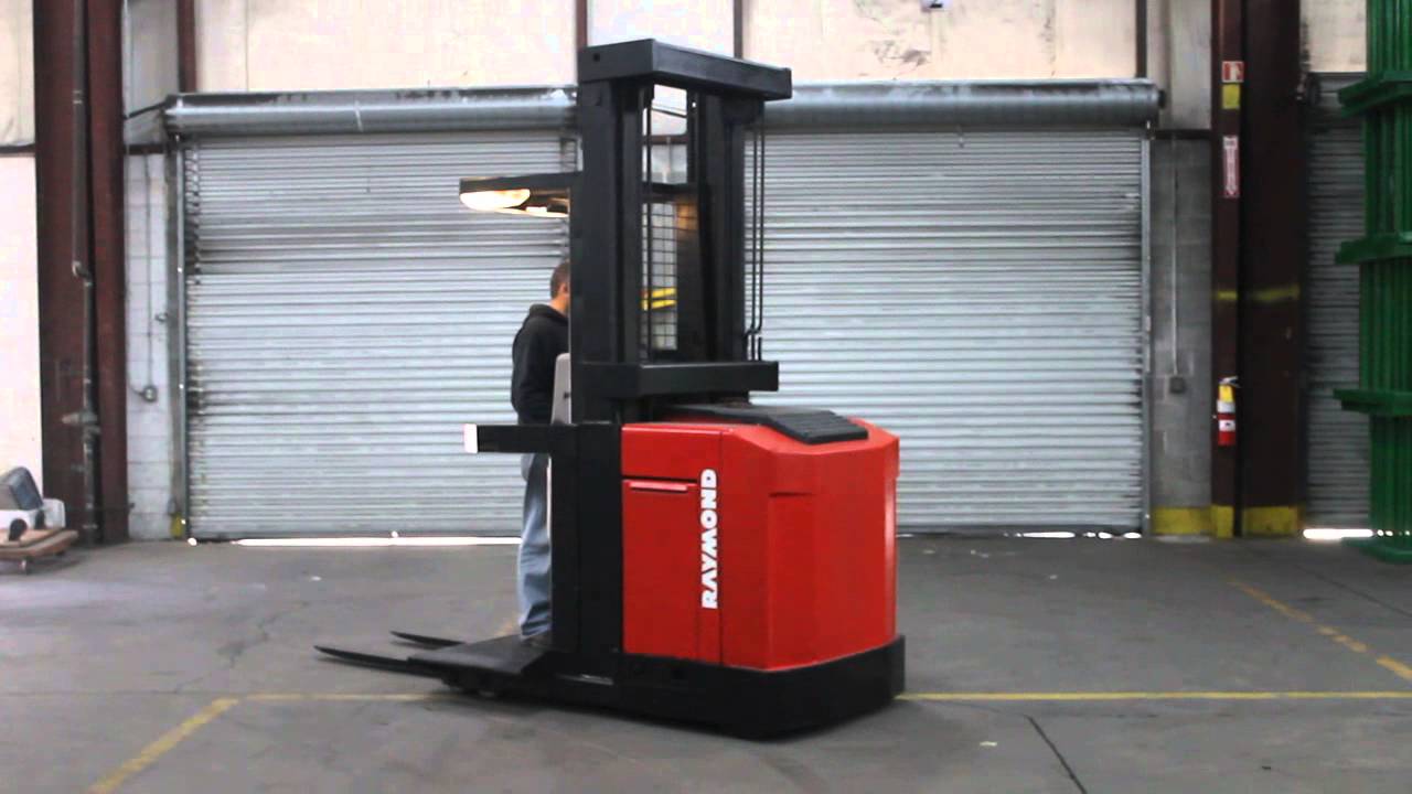 RAYMOND ORDER PICKER - YouTube