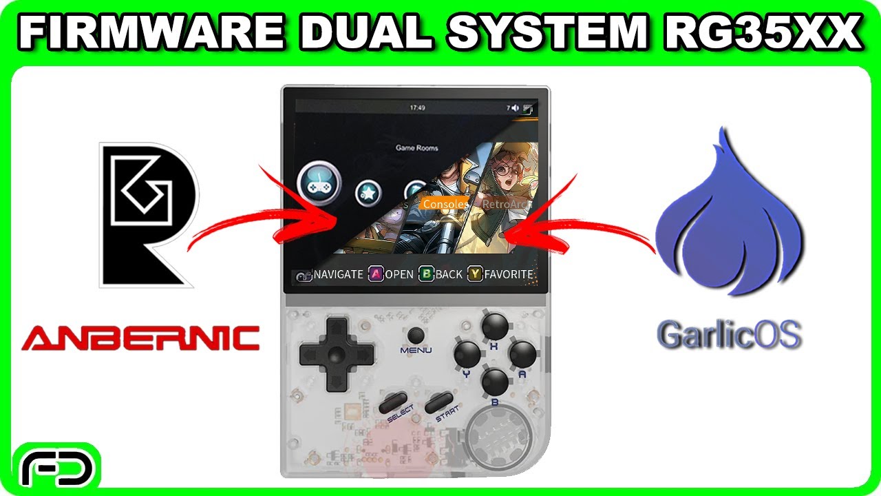 Sistema Stock + Garlic Os - Firmware RG35XX - YouTube