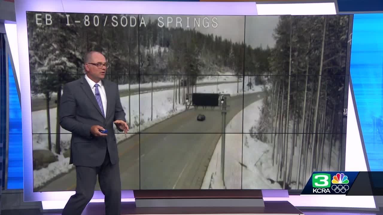 Saturday was the snowiest day of the season at Sierra snow lab - YouTube