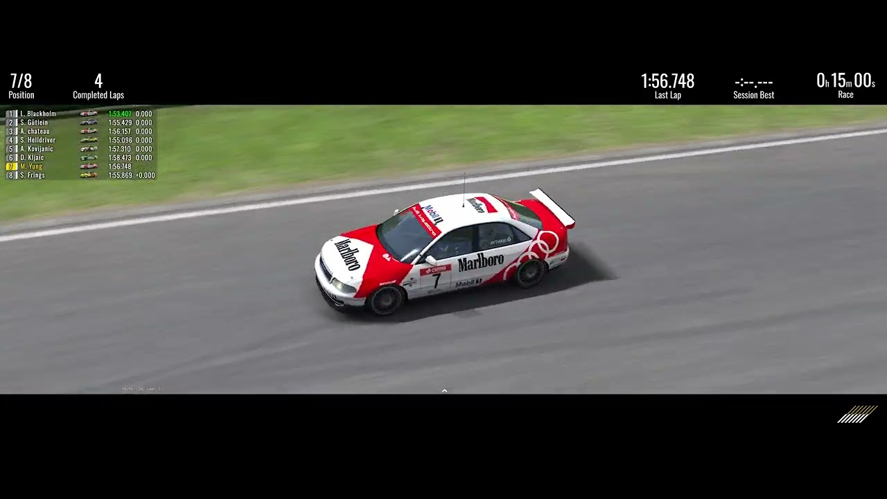 R3E Ranking ( IMOLA ) - 8 Lap - YouTube