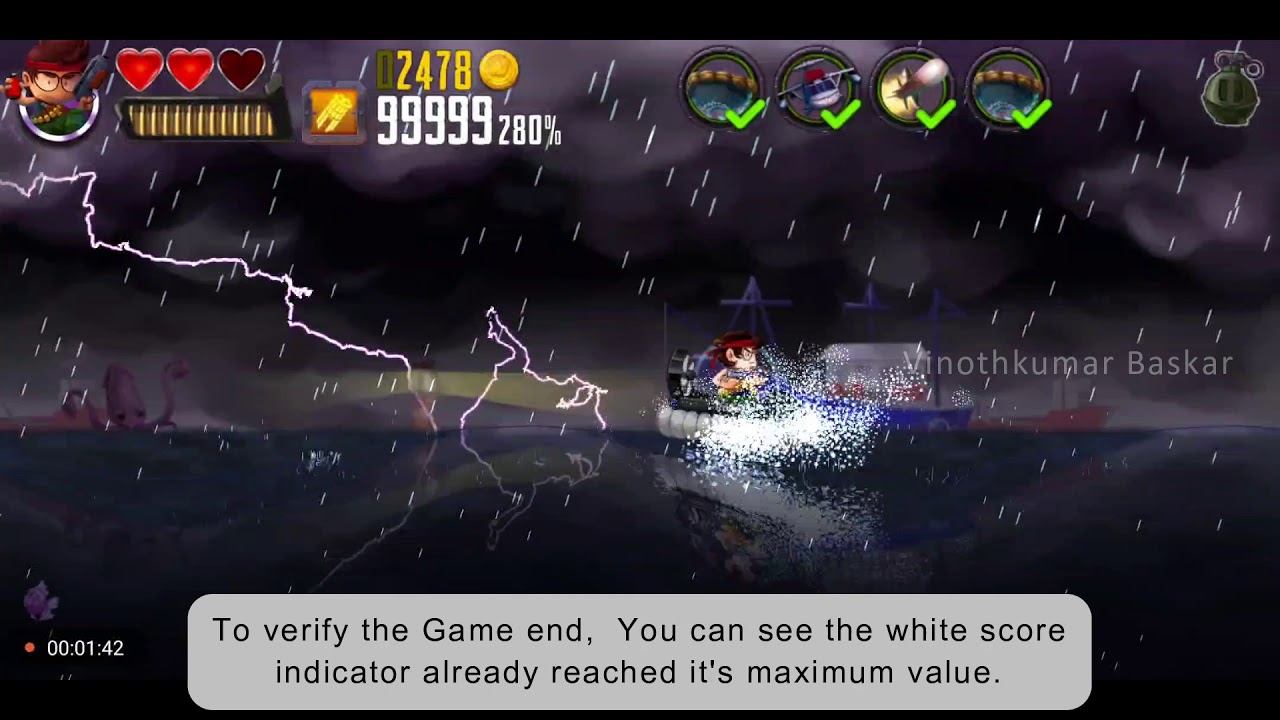 Game end of Ramboat Game | End Game | Game Play | Action Game | - YouTube