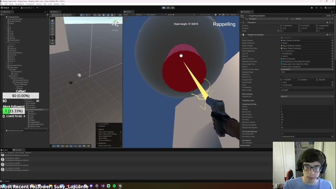 Accepting what we have - ONE MONTH GAME DEV CHALLENGE DAY 9 - GameDev VOD 01/15/2025 - YouTube