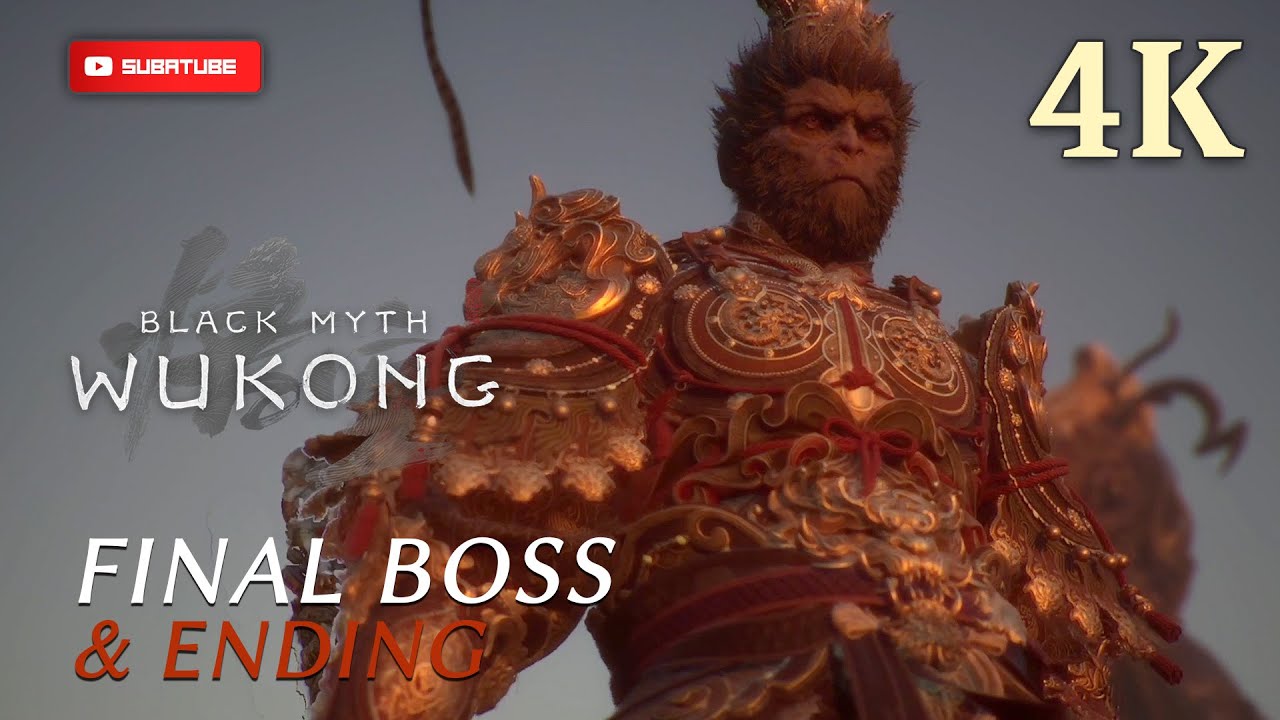 Black Myth Wukong Final Boss & Ending 4K - Chinese Voice English Subs ...