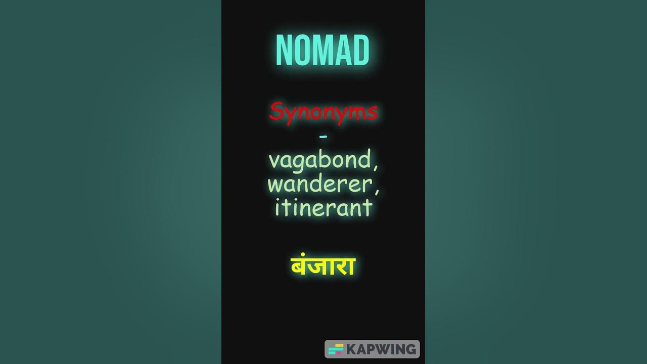Synonym Of Nomad YouTube synonym-of-nomad-youtube