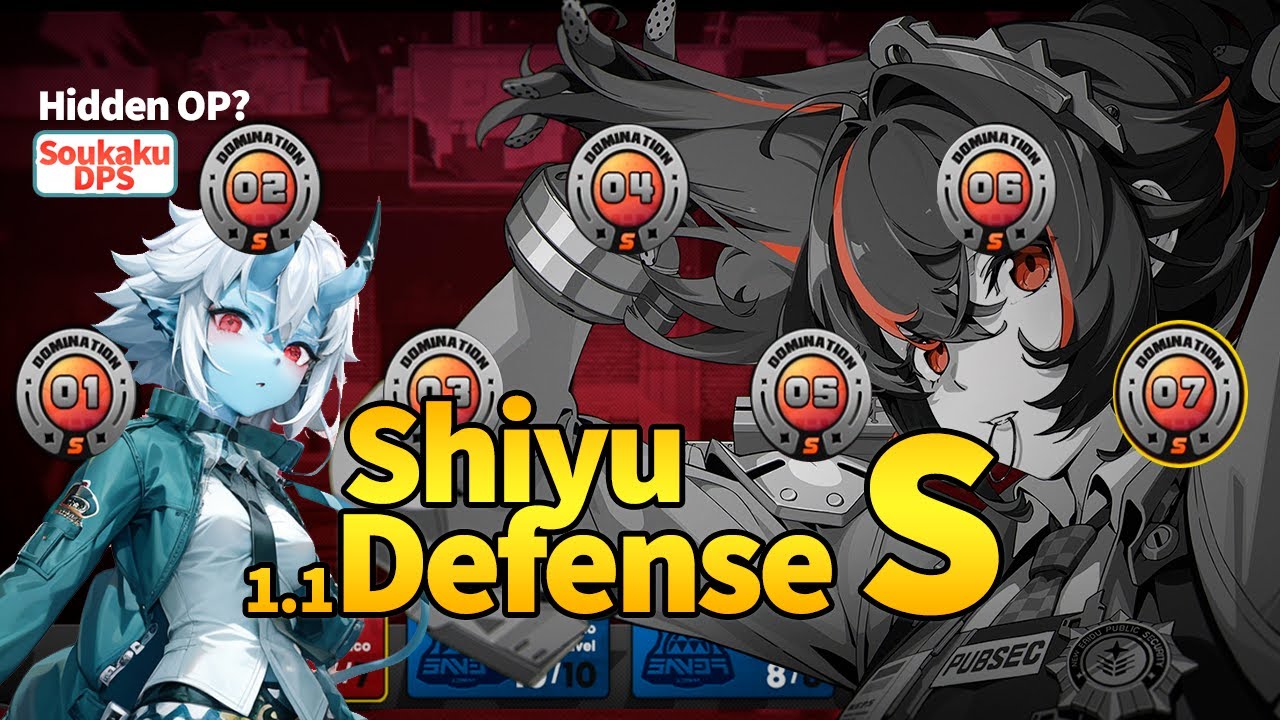 1.1 Shiyu Defence Critical Ranking S - Zhu Yuan & Soukaku DPS - Zenless ...