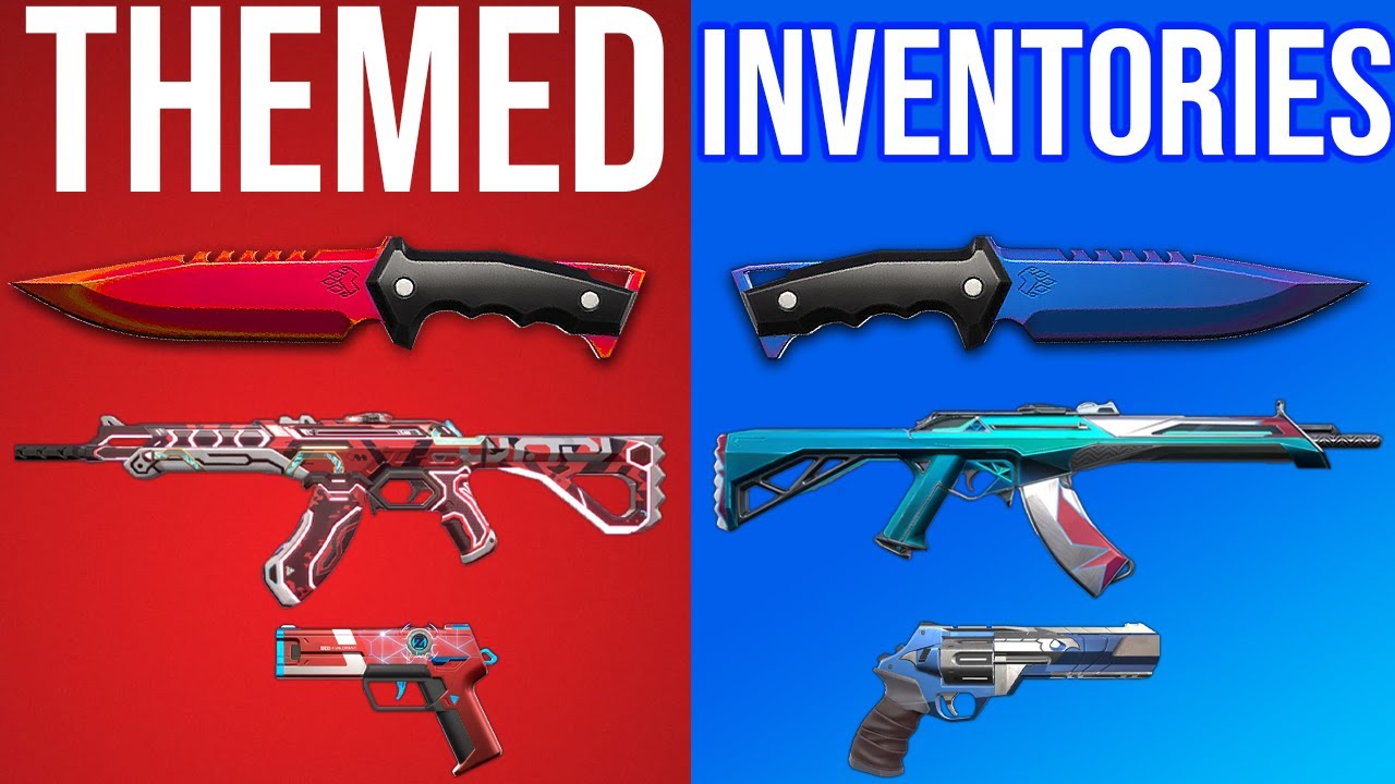 VALORANT - Best RED vs. BLUE Inventories - YouTube
