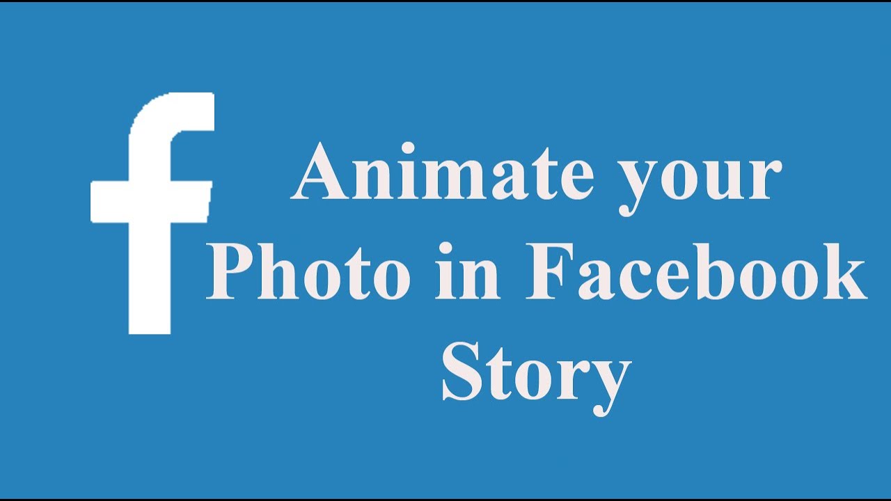 How to set animate Photos in Facebook Story - YouTube