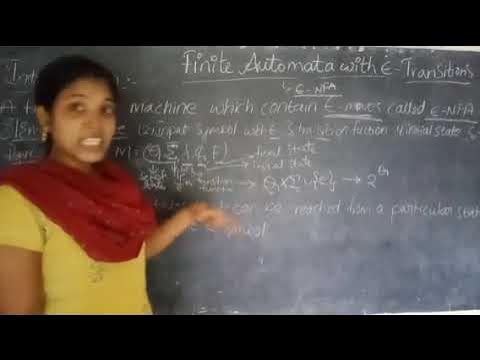 II BTECH CSE:R19-2-2:FLAT:UNIT-1:EPISILON FINITE AUTOMATA EXAMPLE - YouTube