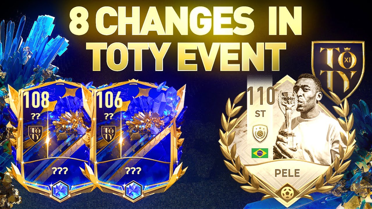 BIGGEST 8 CHANGES IN TOTY FIFA MOBILE 23 | Adding Event Icon Pele # ...