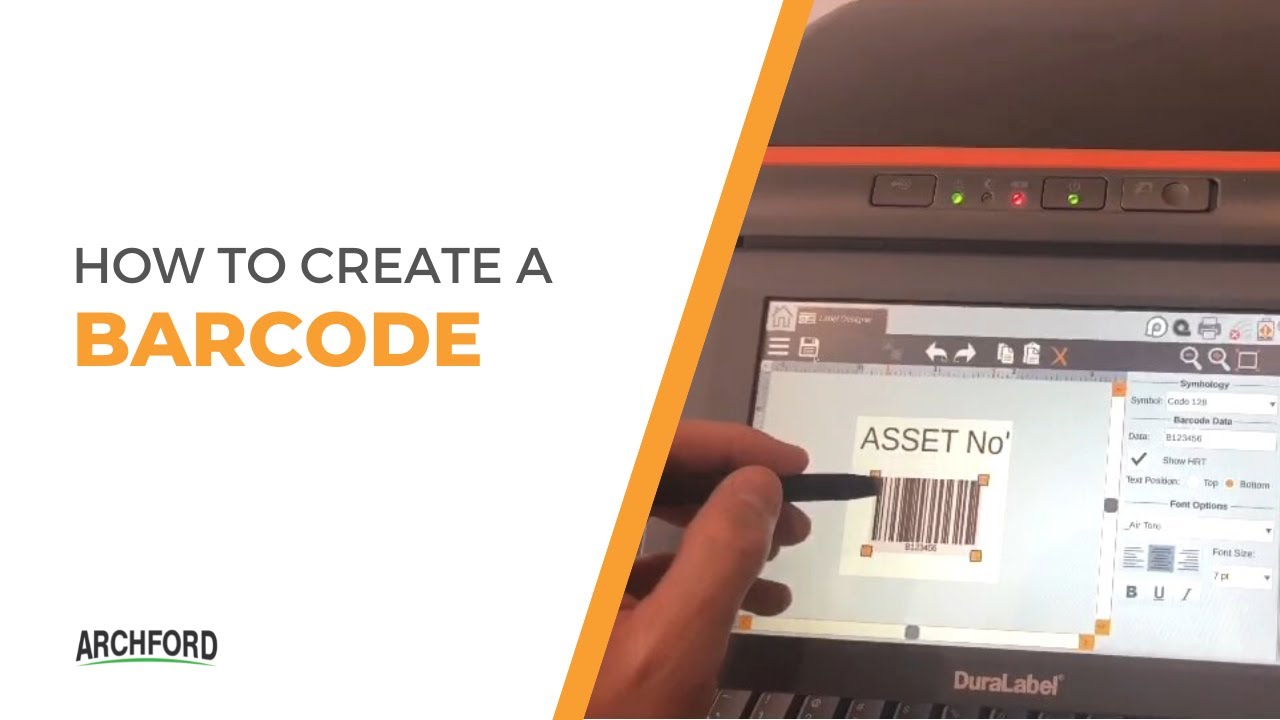 How to Create a Barcode | DuraLabel - YouTube