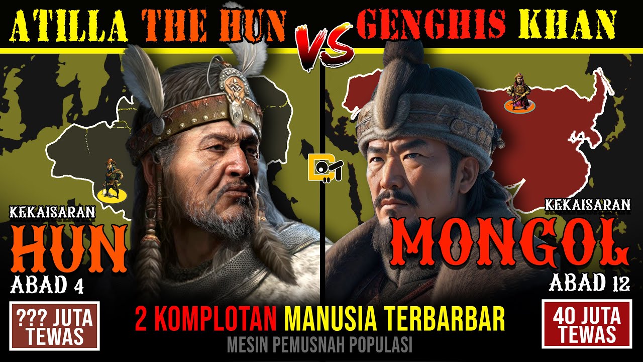KUMPULAN MANUSIA TERBARBAR SEPANJANG SEJARAH | ANTARA HUN DAN MONGOL ...