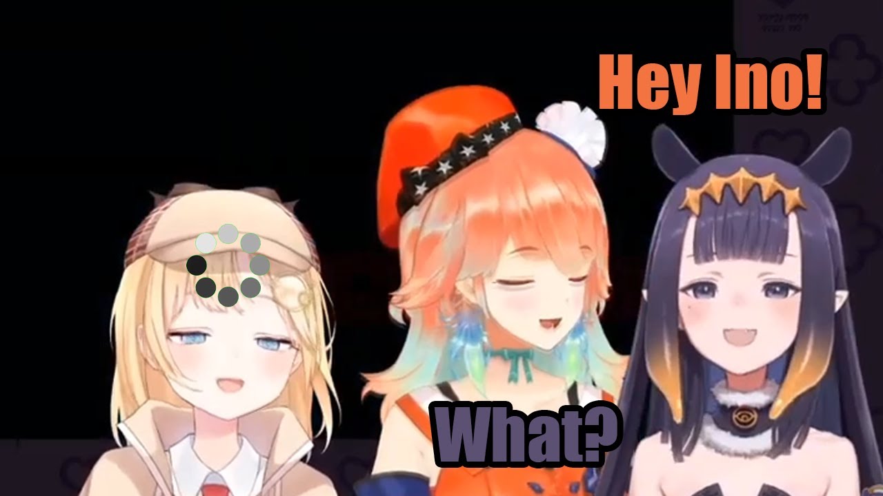 Kiara accidentally called Ina "Ino" - YouTube