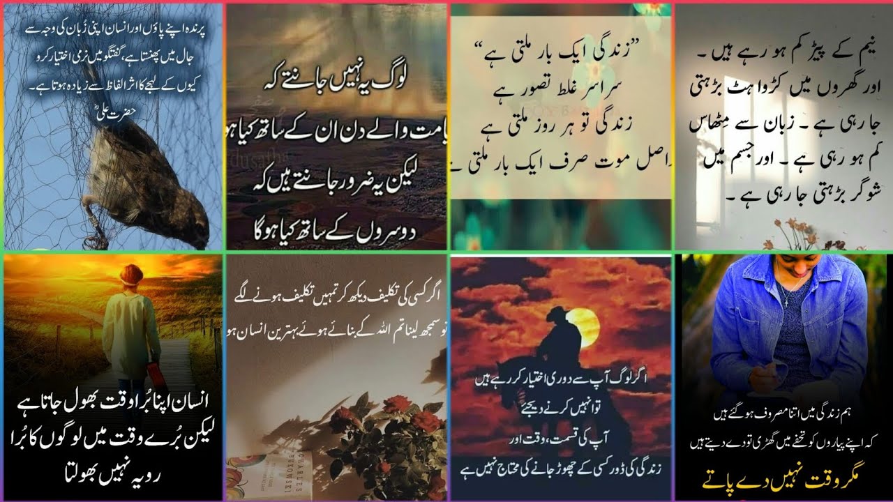 zindagi kya hai | kuch achi baten |Islamic quotes in urdu | Golden ...