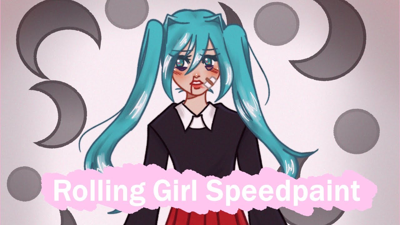 Hatsune Miku Rolling Girl Speedpaint - YouTube