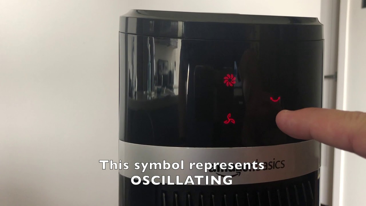 AmazonBasics 3 SPEED Oscillating Fan w/ remote - YouTube