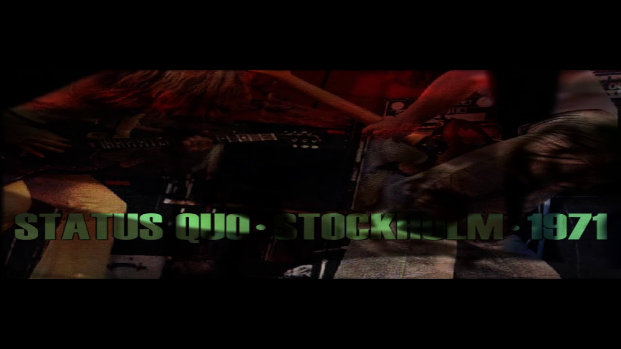 Status Quo live in Sweden 1971 - YouTube