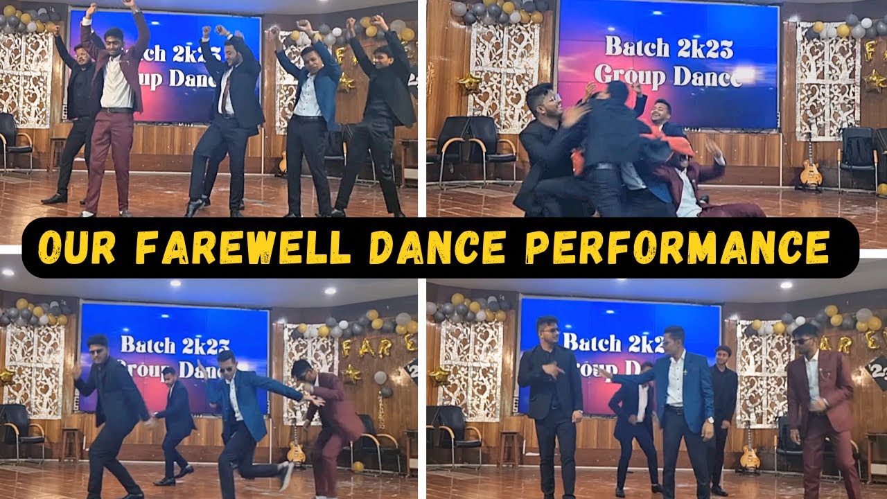 Farewell Dance Performance | Boys Group Dance | Desi Boyz, Kala Chasma ...