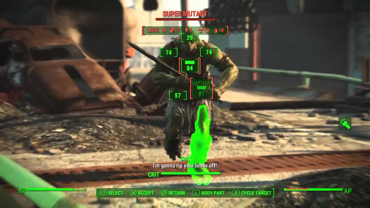 Fallout 4 PS4. Combat zone - YouTube