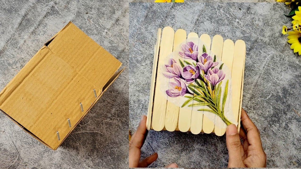 2 Simple DIY Organizers for storage using waste Cardboard Boxes | 2 ...