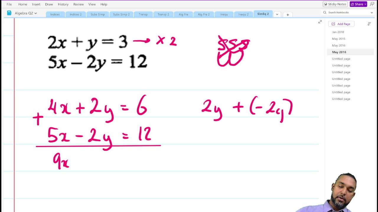 2025 04 16 - Maths F5 - Algebra PPQ Day 3 - YouTube