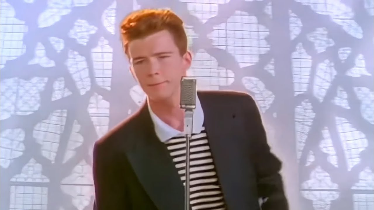 I Hazbin making a rickroll for you all to watch while I never give up ...