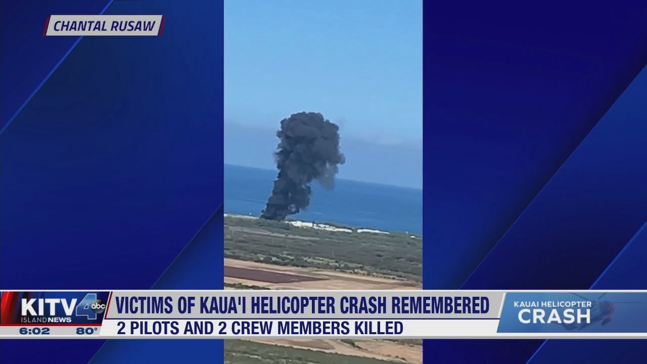 4 helicopter crew members killed in Kauai crash identified - YouTube