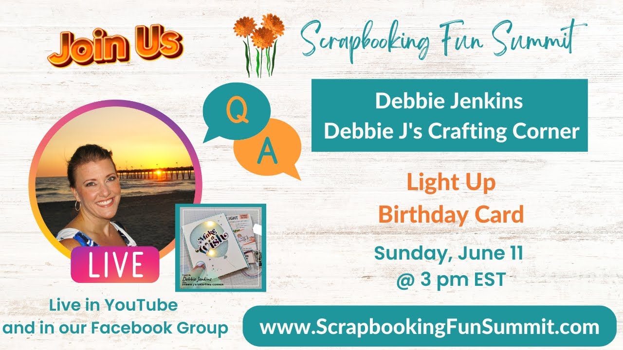 Scrapbooking Fun Summit - Speaker's Q&A with Debbie Jenkins - YouTube