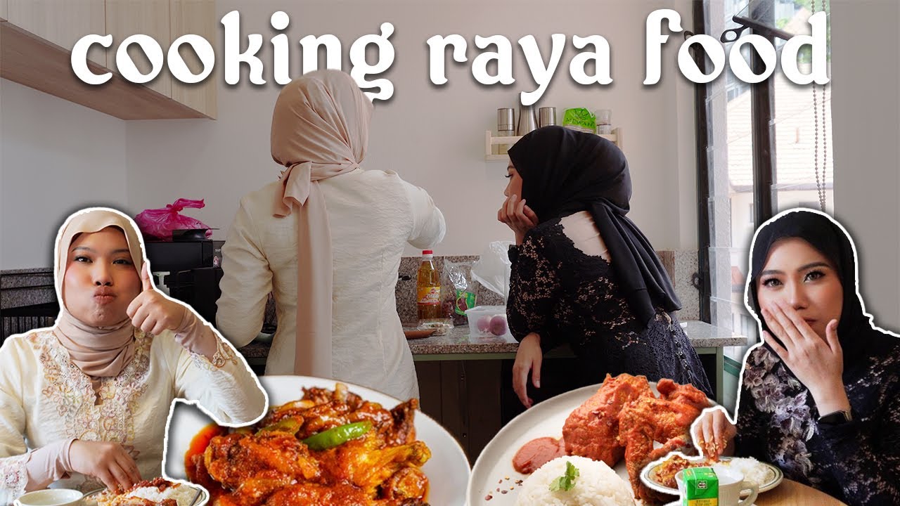 Trying to cook Raya food! I dah boleh kahwin?! | Raya Vlog - YouTube