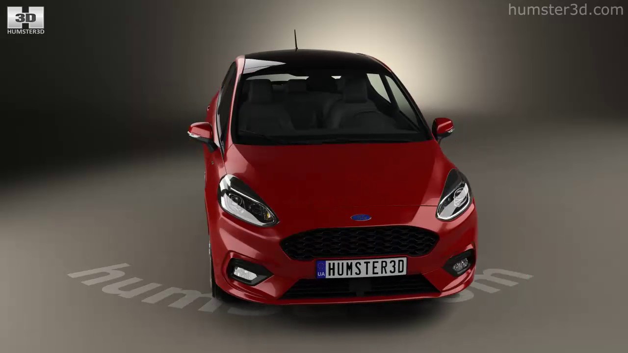 Ford Fiesta ST-Line 2017 3D model by 3DModels.org - YouTube