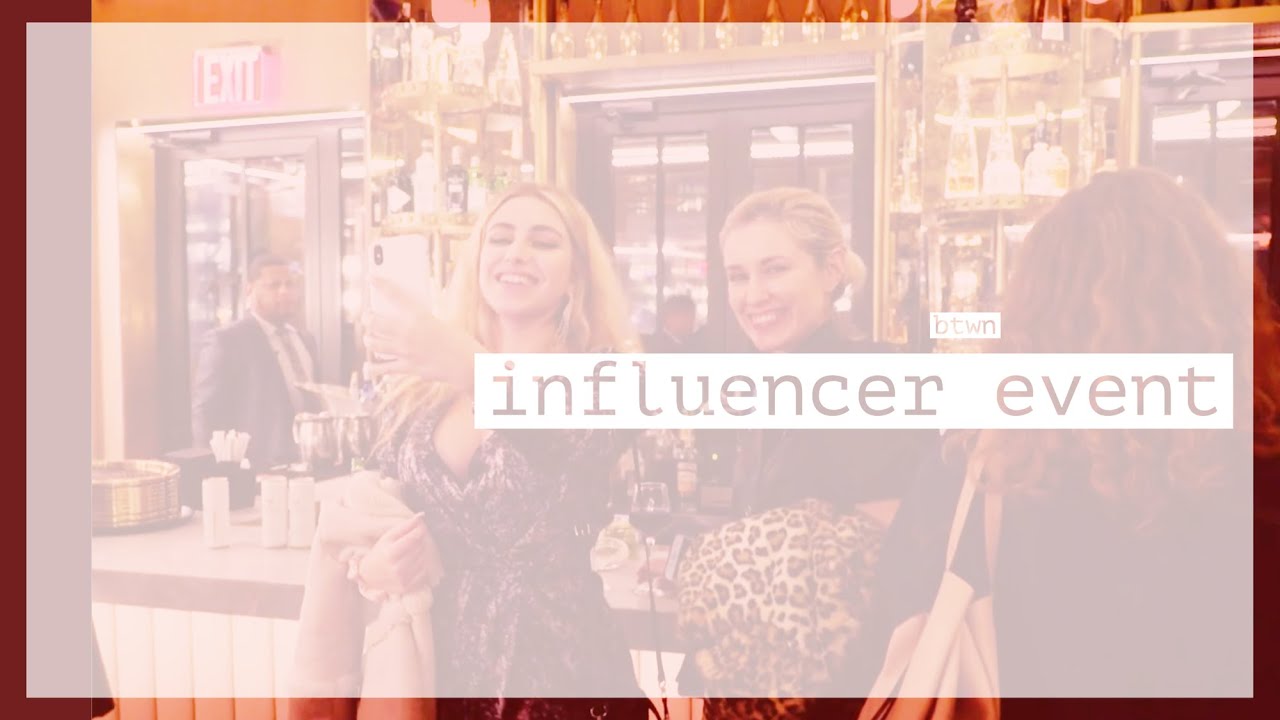 Influencer event in New York City - YouTube