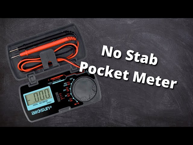 Portable Multi Meter EM3082 ALLOSUN Pocket Digital Multimeter - Auto ...