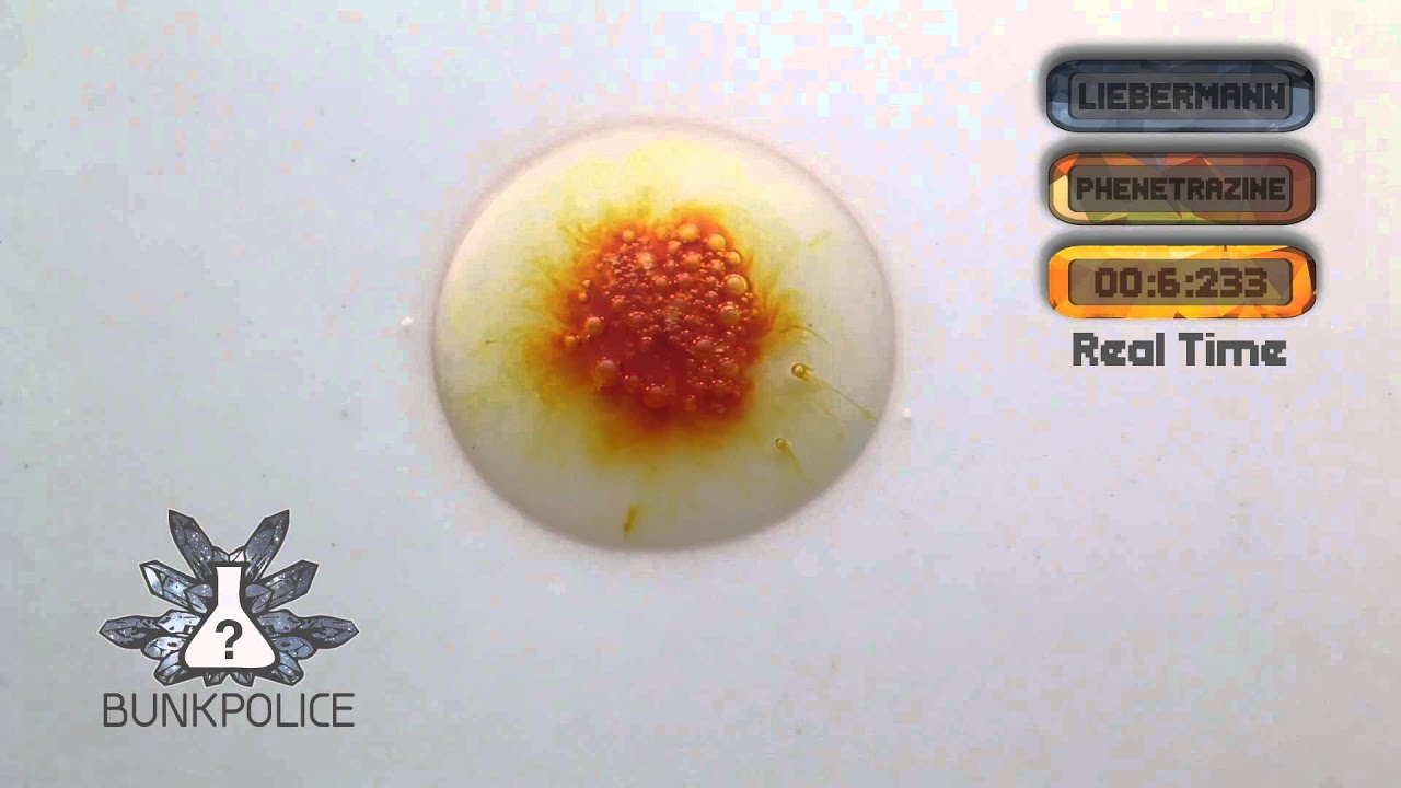 Phenetrazine - Liebermann Reagent - Normal Test Kit - Bunk Police - YouTube