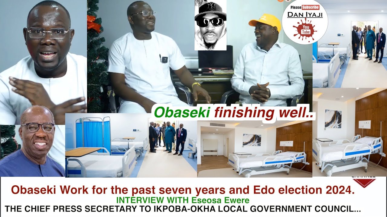 Obaseki Work for the past seven years and Edo election 2024 INTERVIEW ...