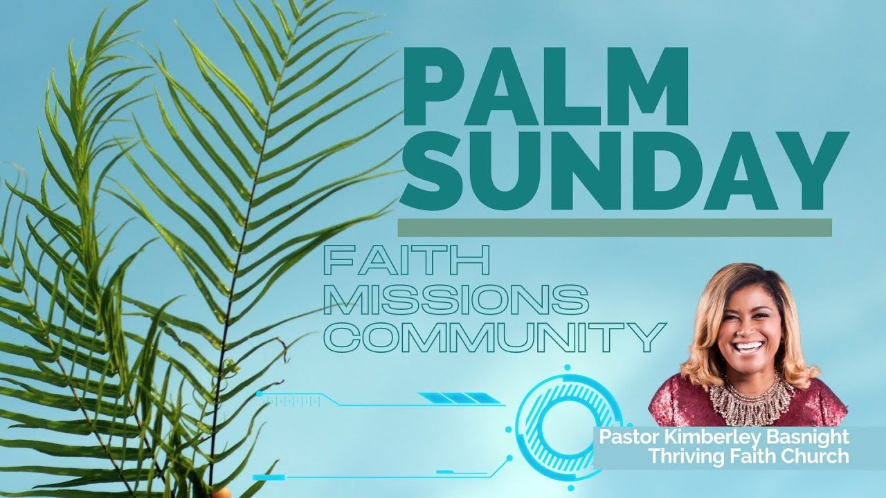 Palm Sunday Sermon Only - People, Places, and Purpose. - YouTube