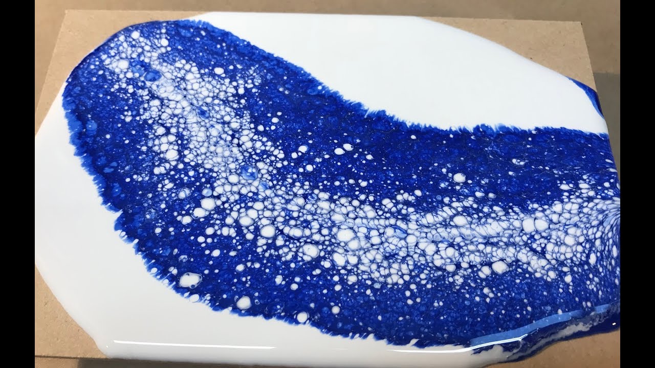 Make your own new & unique Resin Art Effects!! Free Flow Dyes - YouTube