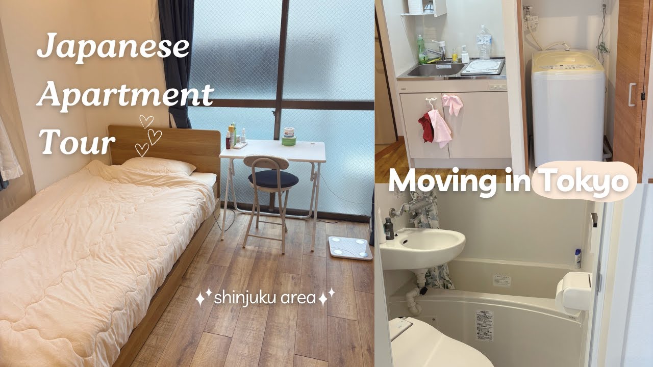 Moving into my first apartment in Japan |🇯🇵 Apartment Tour♡ - YouTube