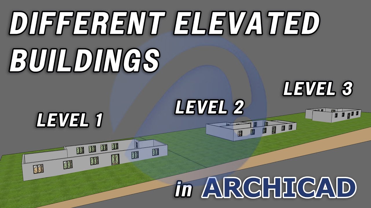 Different Elevated Buildings in Archicad - YouTube